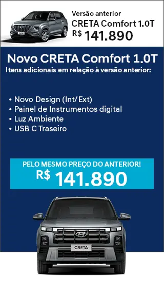 Novo Hyundai CRETA | Um SUV tão poderoso quanto você